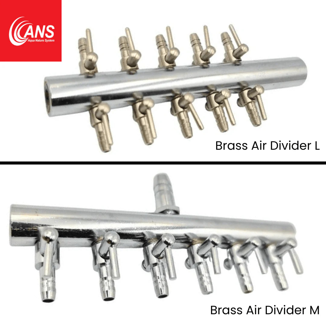 ANS Brass Air Divider (M/L) – Wildboar Fishroom